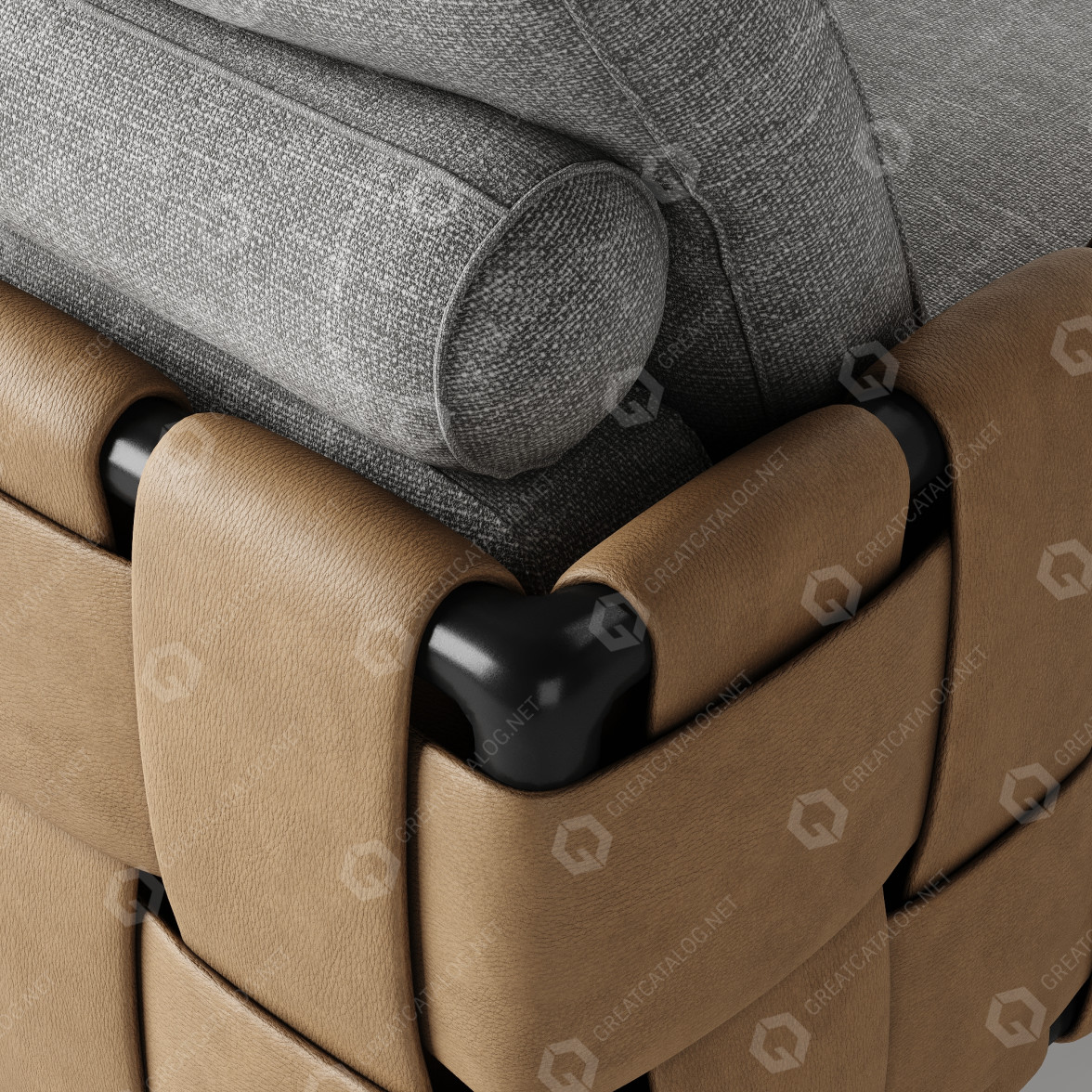 Armchair Turri Ratio 3D model - GreatCatalog 30427