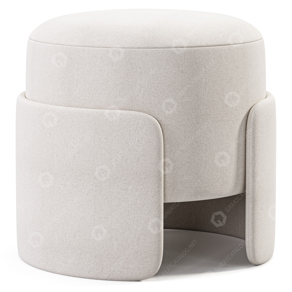 Ottoman Invisible Collection A by Studio Parisien 3D model ...