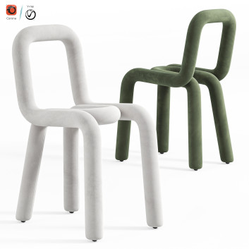 Chairs Moustache 3D Models for Interior Design and Architecture