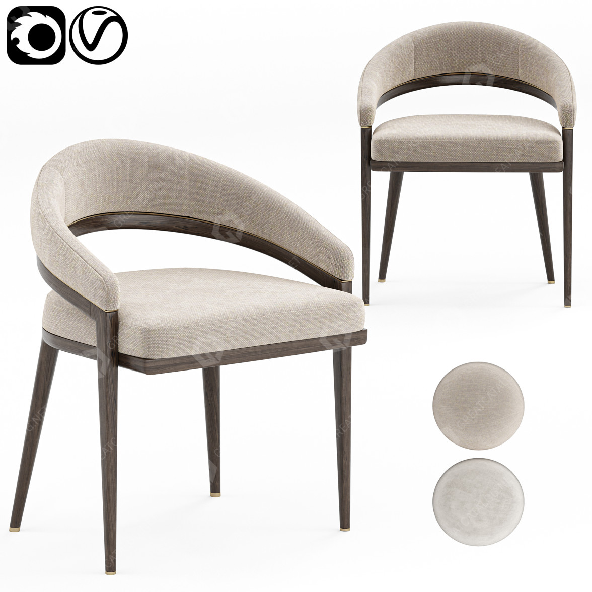 Chair Aster Erick 3D model・Download 3D models・Great Catalog ...