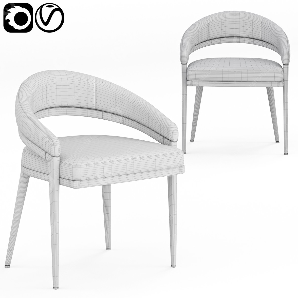 Chair Aster Erick 3D model・Download 3D models・Great Catalog ...