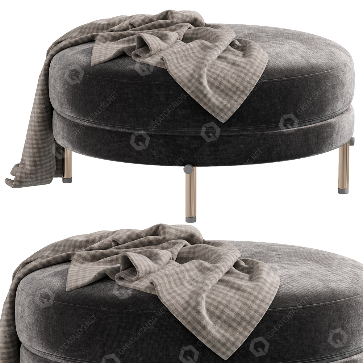 Ottoman Minotti Torii 3D model #30833 | GreatCatalog