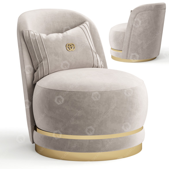 Armchair Elve Luxury Perla Berier 3D model - GreatCatalog 30892