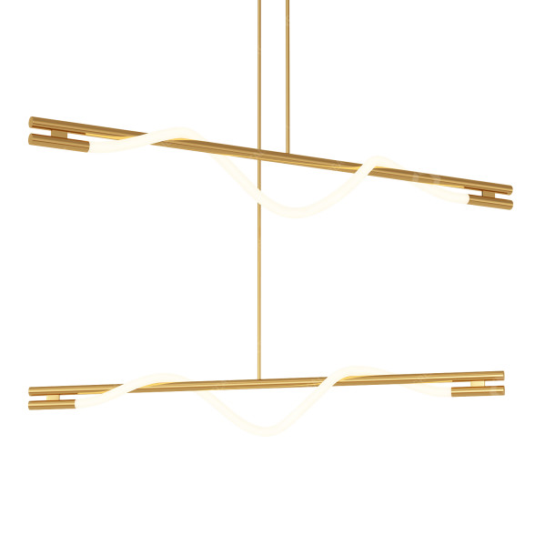 Pendant Lamp Luke Lamp Co 4ft Surrey III Rod Suspension 3D model ...