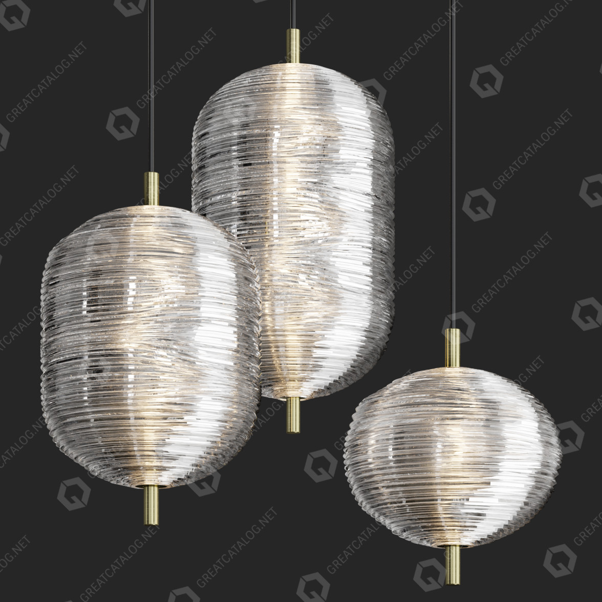 Pendant Lamps Lodes Jefferson 3D model - GreatCatalog 31339