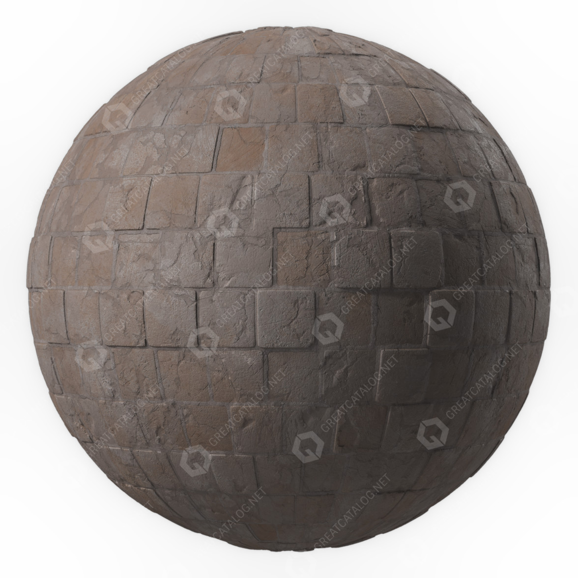 Paving Stone Slat Stone Paving Sbsar Pbr 4k Seamless 3D model ...