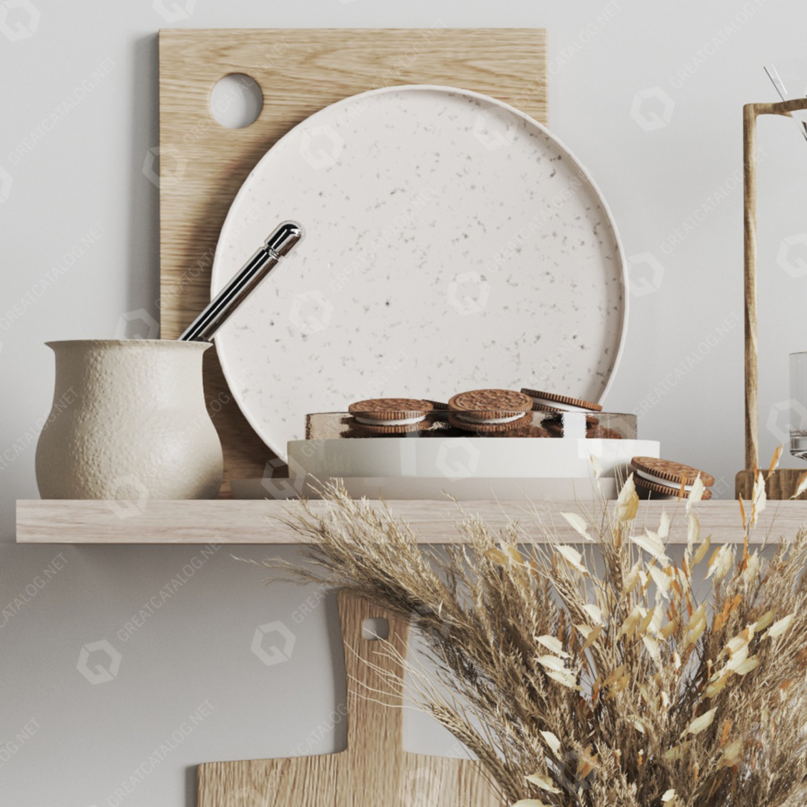 Decor Kitchen Accessories 030 3D model - GreatCatalog 31508