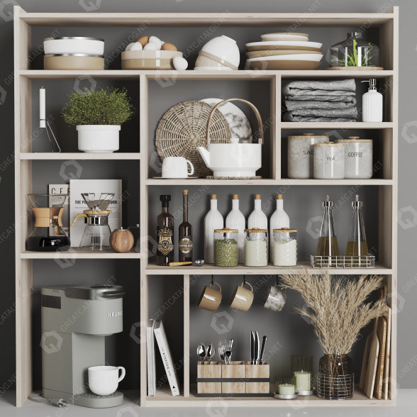 Decor Kitchen Accessories 040 3D model - GreatCatalog 31559