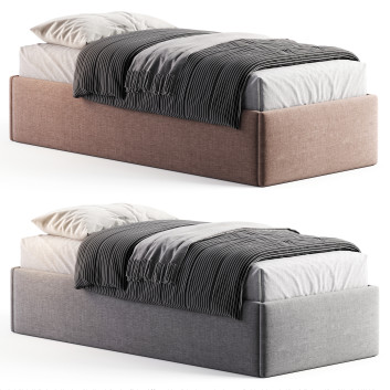 Compact single bed 3D models - GreatCatalog
