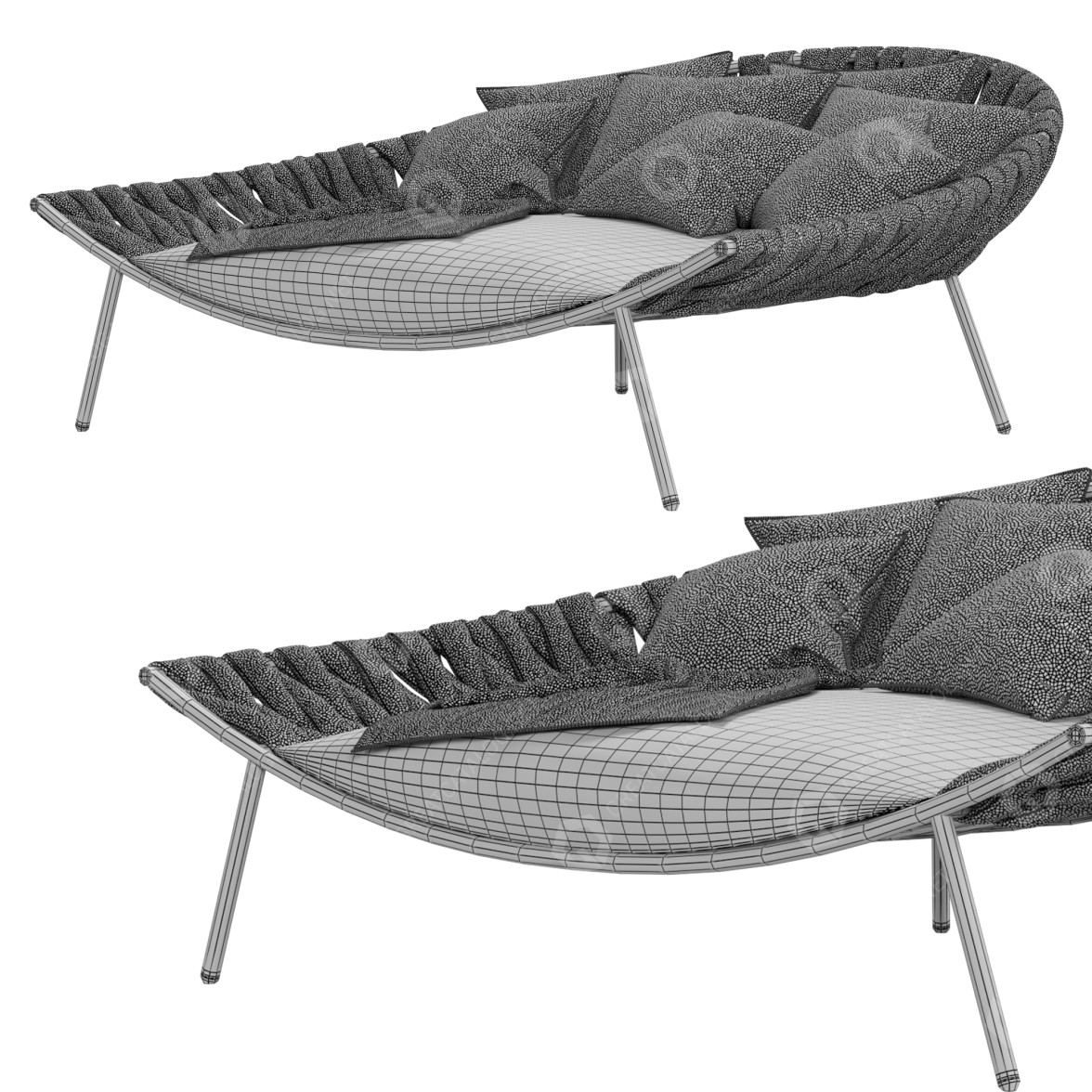 Chaise Longue Roda Garden Arena 3D model - GreatCatalog 31661