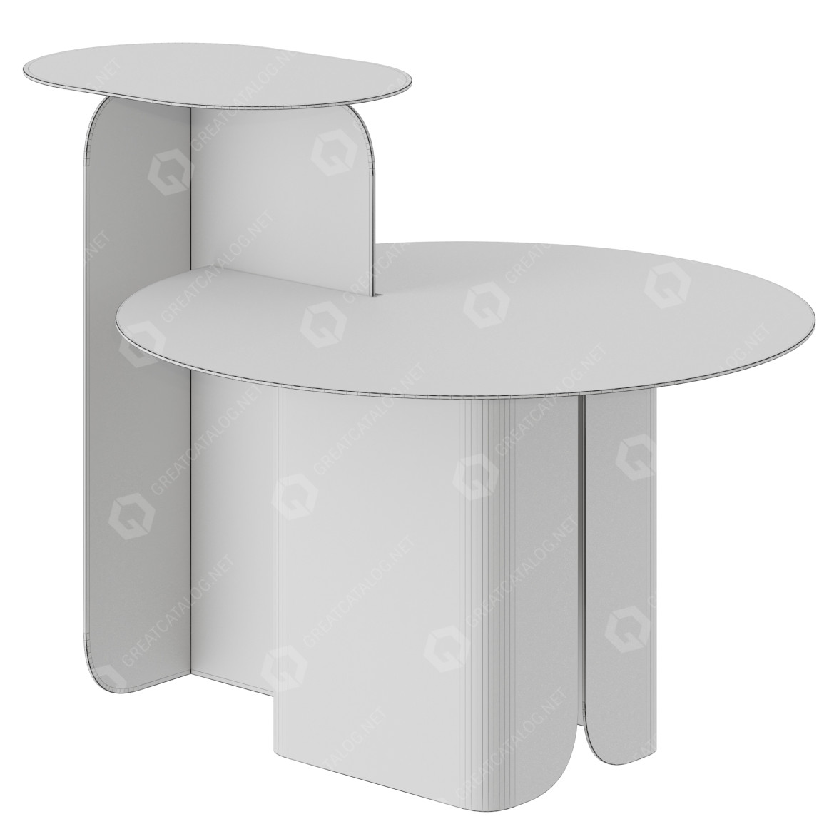 Coffee Tables Formae Hip Hop by Lucio Curcio e Luca Binaglia 3D model ...