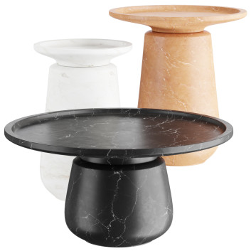 Coffee Table Invisible Collection Pietra Oval 3D model - GreatCatalog 39873