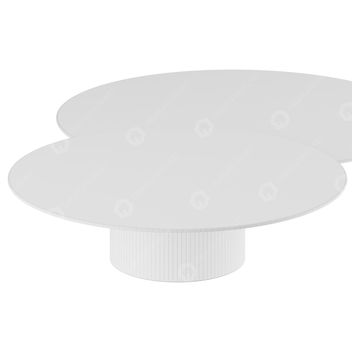 Coffee Tables Minotti Doyle 3D model - GreatCatalog 32148