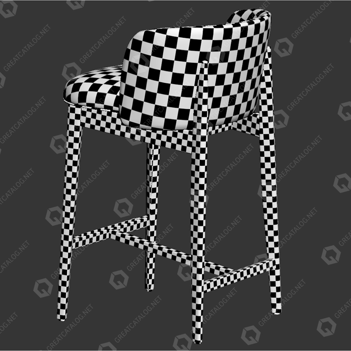 Bar Stool Calligaris Abrey 3D model - GreatCatalog 32200