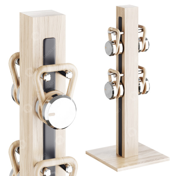 Stand and Dumbbells Pent Lova Kettlebells Vertical and Kettlebell with ...