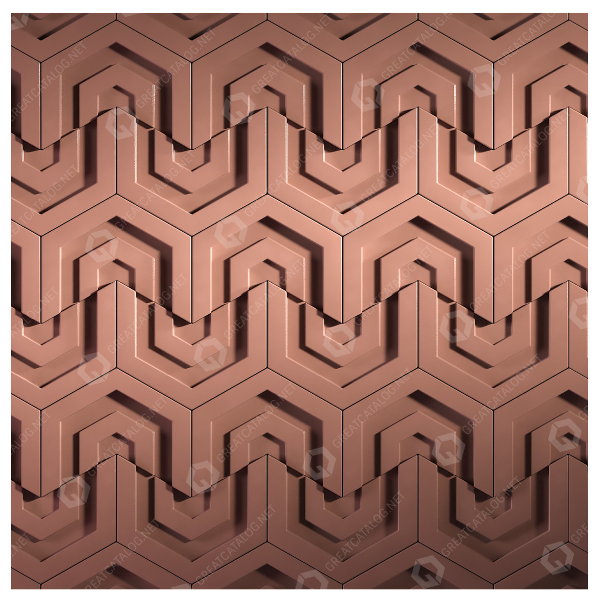 Tile Float Symmetry 3D model - GreatCatalog 32457
