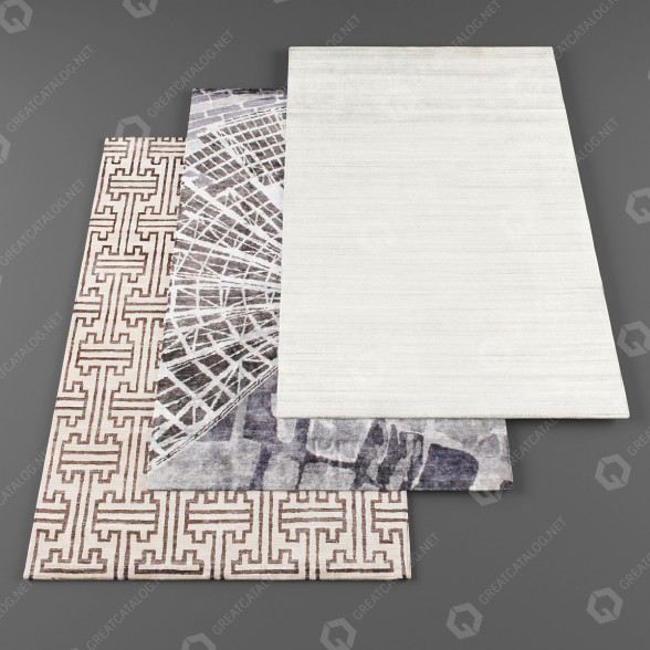 Carpets Chairish Creil Set 3D model - GreatCatalog 32546