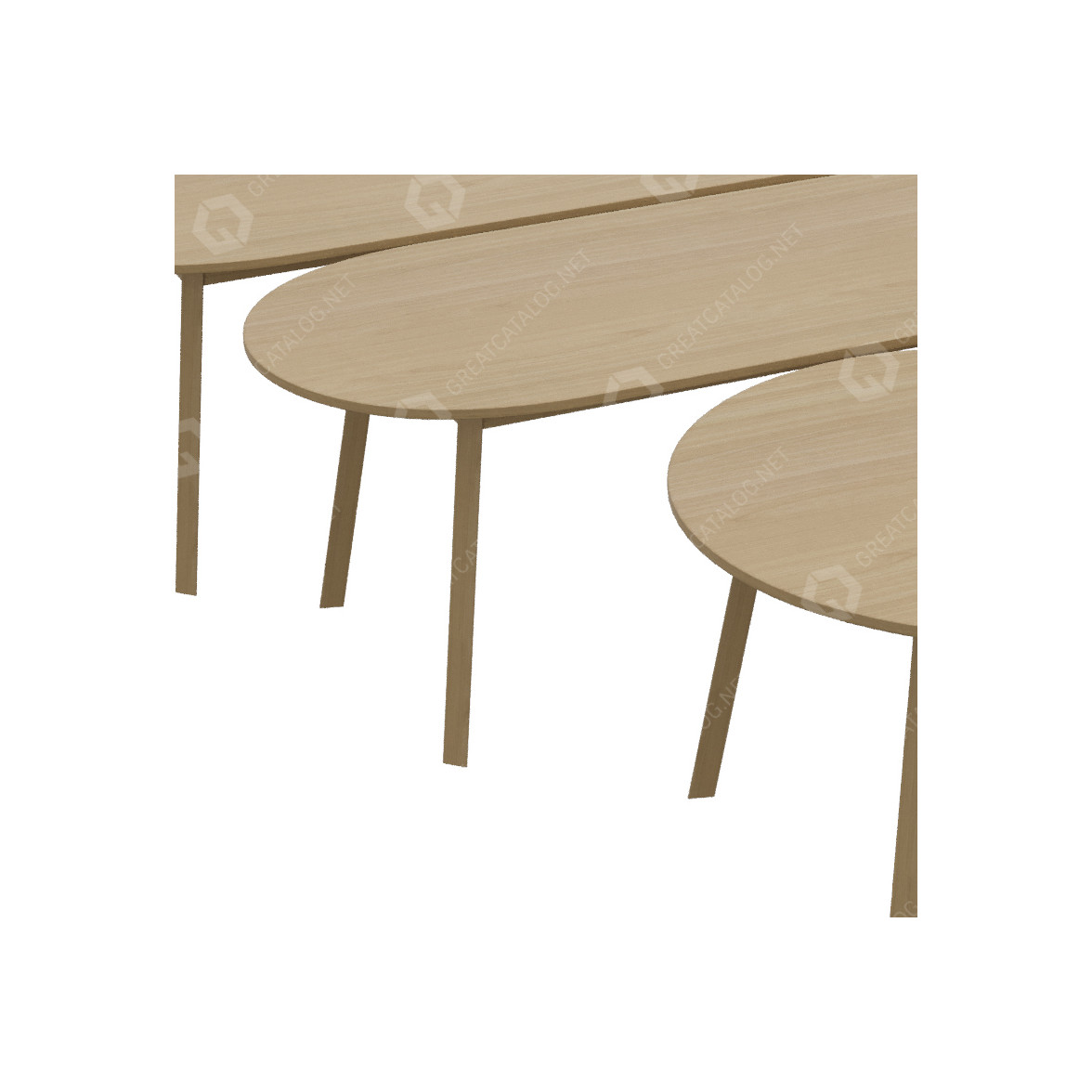 Tables Hay Triangle Leg 3D model - GreatCatalog 32589