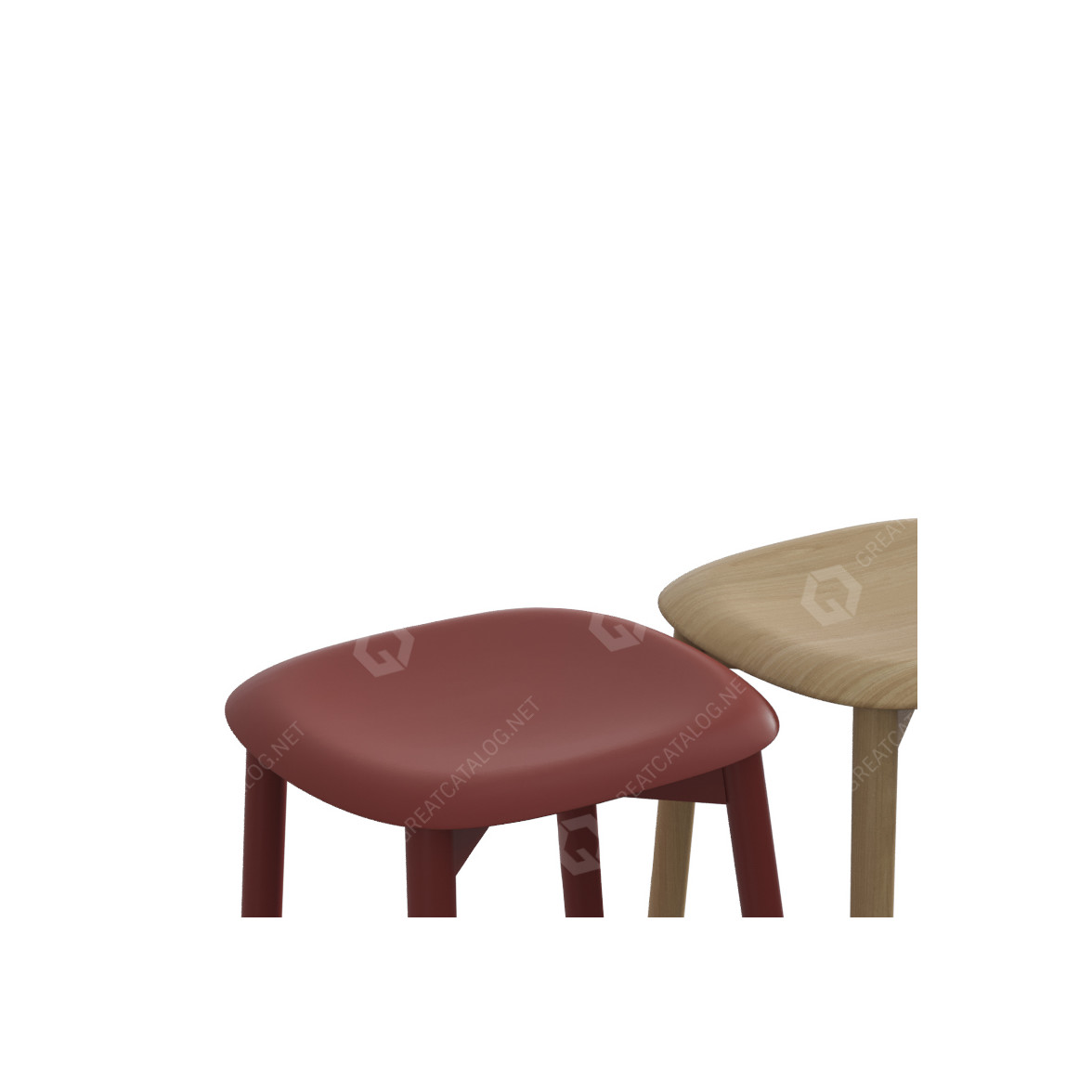 Stool Hay Soft Edge 72 3D model - GreatCatalog 32599