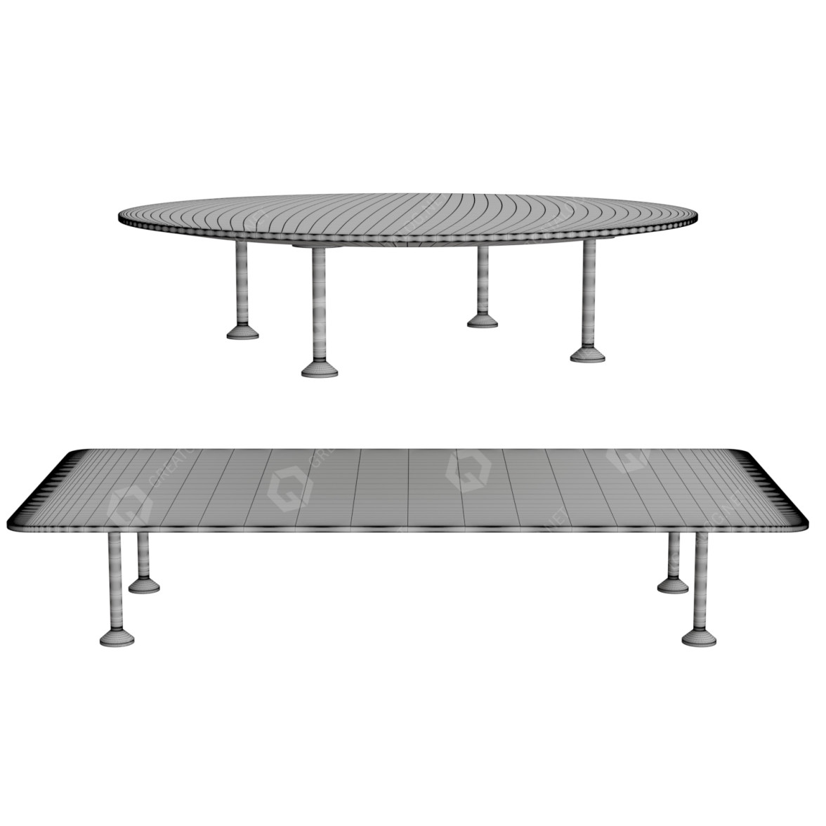 Coffee Tables Audo Godot 3D model - GreatCatalog 32858