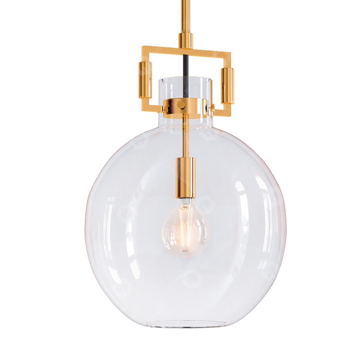 Pendant Lamp Restoration Hardware Machinist 3D model - GreatCatalog 32946