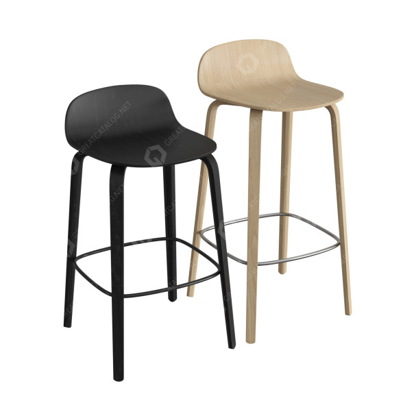 Bar Stools Muuto Visu 3D model - GreatCatalog 33336