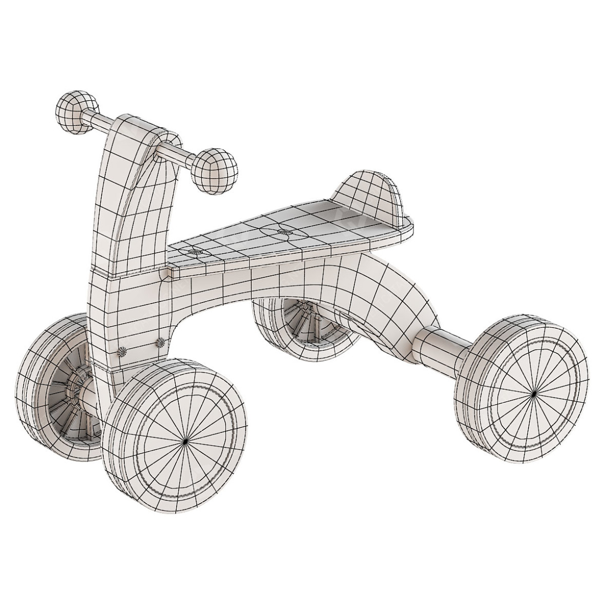 Bike Hape Scoot-Around Ride-On Balance 3D model - GreatCatalog 33383