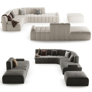 Modular and Sectional Sofas Norr11 3D Models for Interior Design and ...