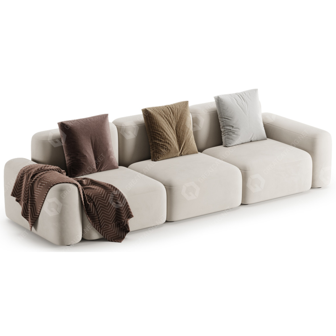 Sofa Sarah Ellison Muse 3D model - GreatCatalog 33603