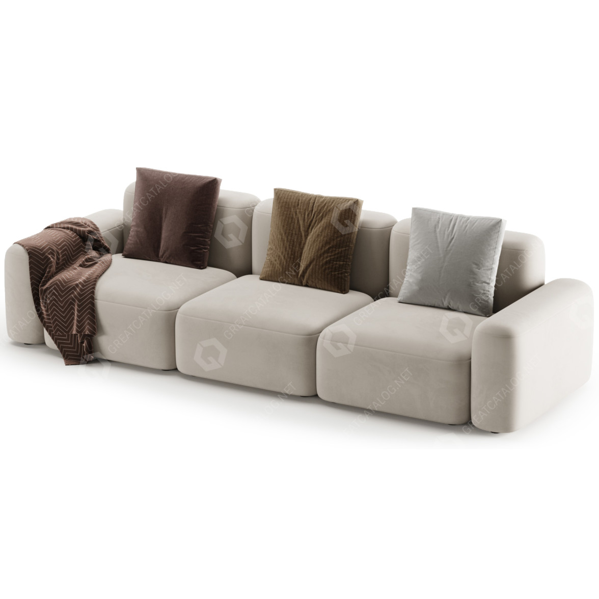 Sofa Sarah Ellison Muse 3D model - GreatCatalog 33603