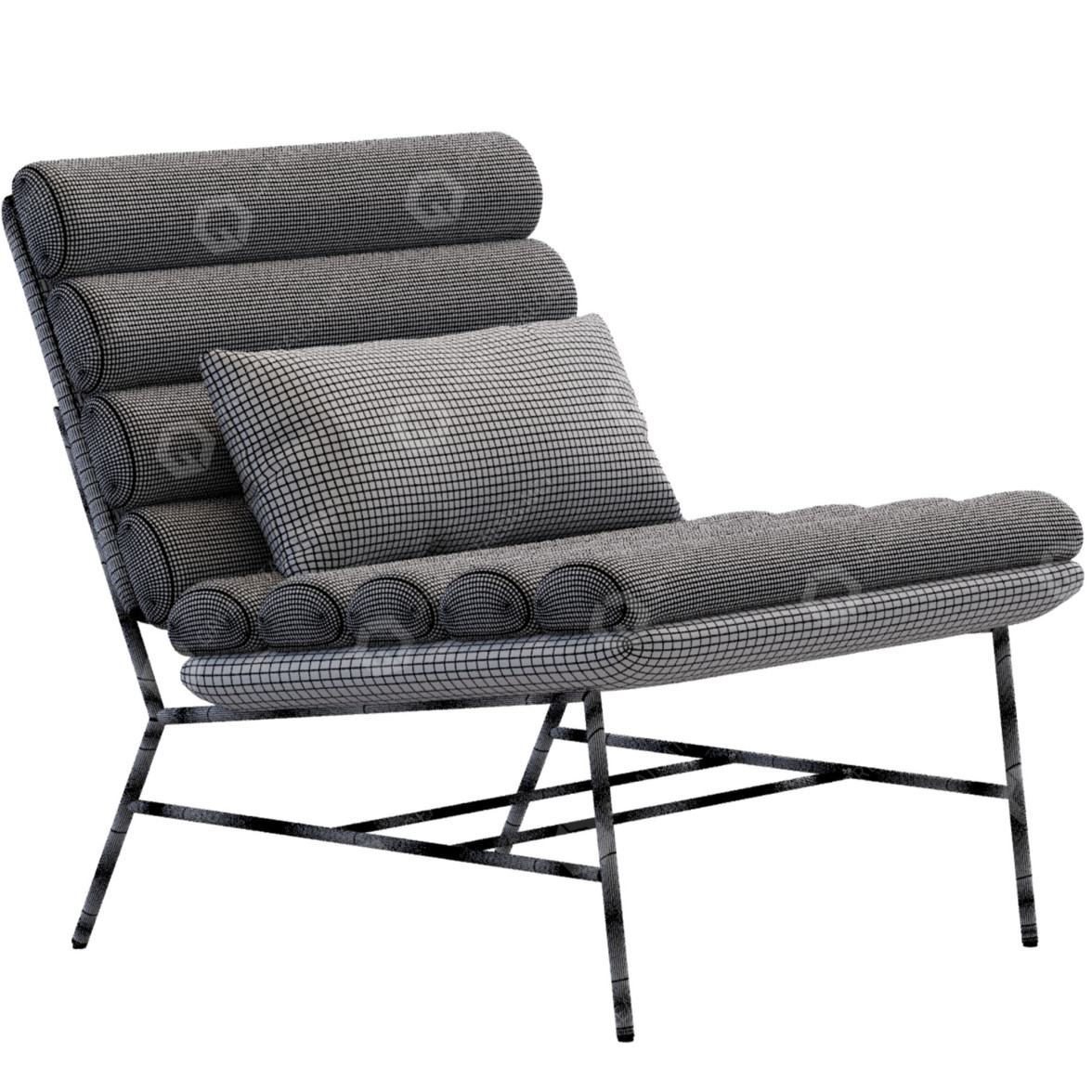 Armchair Saba Pan Flute 3D model - GreatCatalog 33661