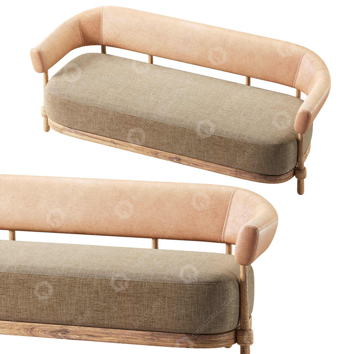 Sofa Kooku Gum by Christophe Delcourt 3D model - GreatCatalog 33843