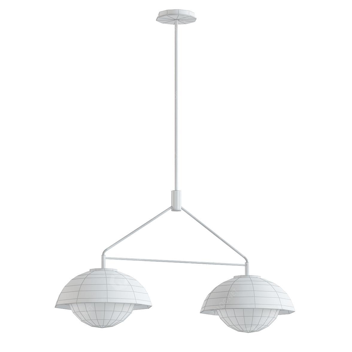 Pendant Lamp Arteriors Glaze Linear 3D model - GreatCatalog 33854