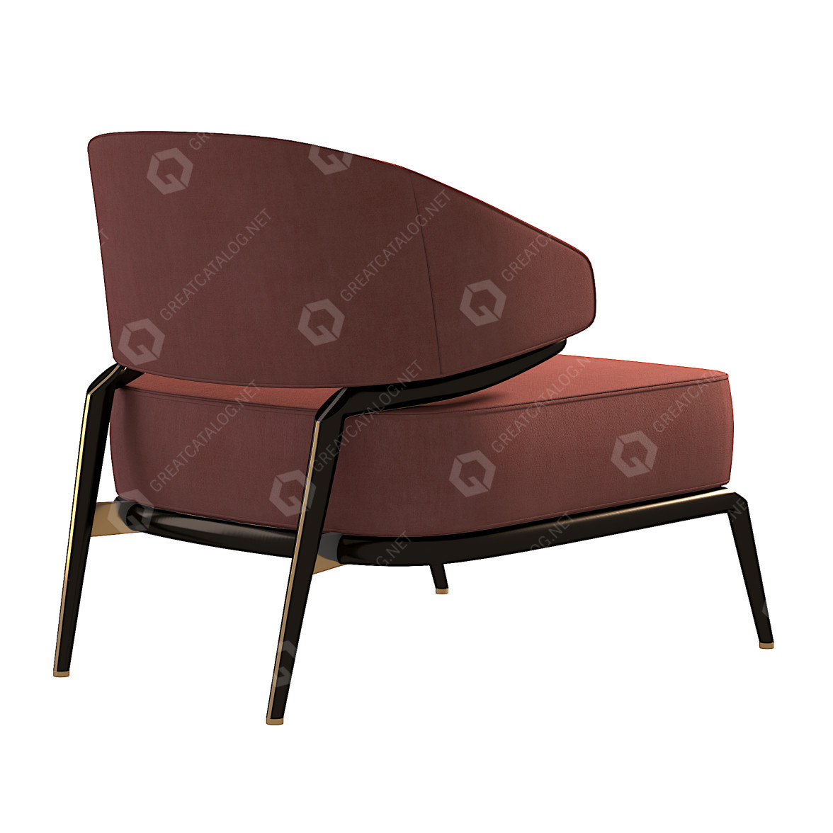 Armchair Finezza Haines 3D model - GreatCatalog 34081