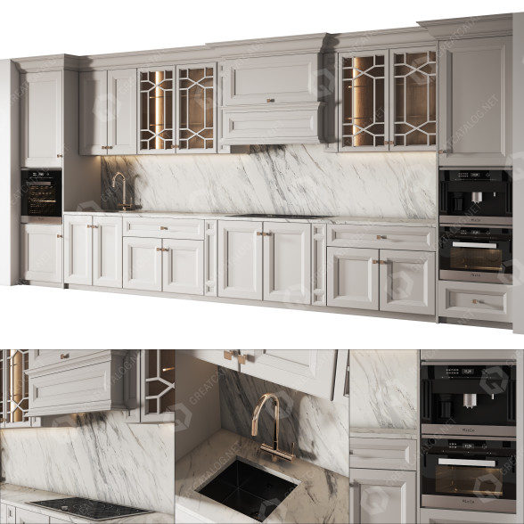 Kitchen Classic 030 3D model - GreatCatalog 34093