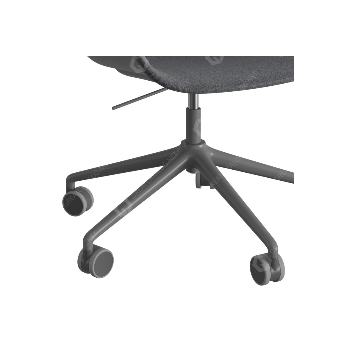 Office Armchair Muuto Fiber Swivel Base 3D model - GreatCatalog 34176