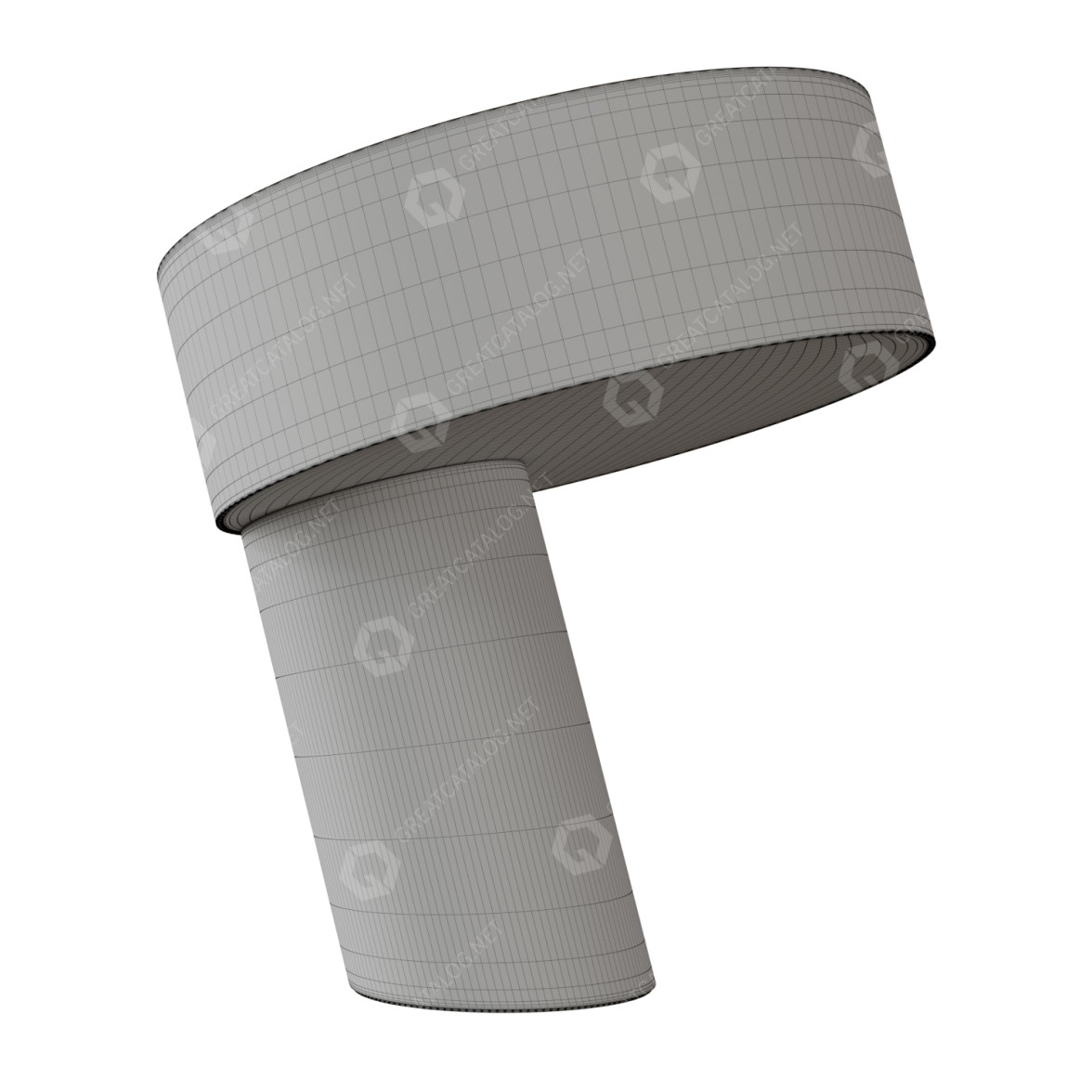 Table Lamp Hay Slant 3D model - GreatCatalog 34496