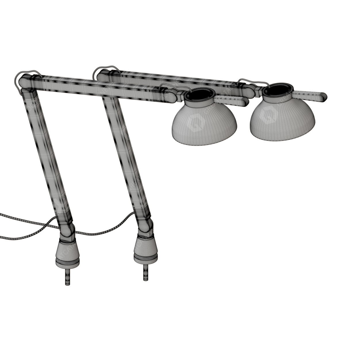 Desk Lamp Hay Pc Double Arm W 3D model - GreatCatalog 34536