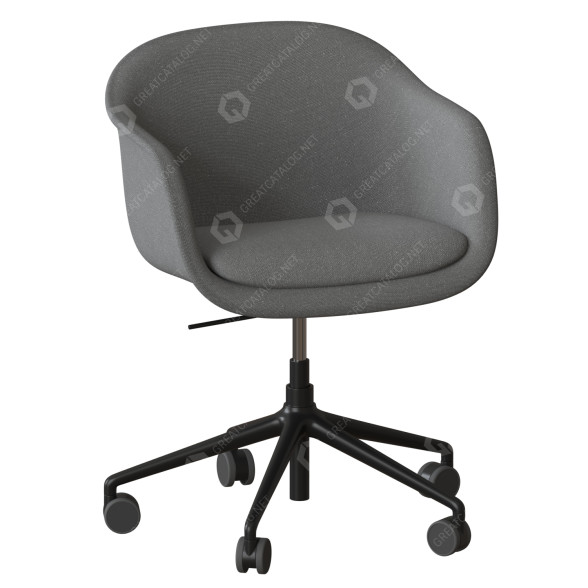 Office Chairs Muuto Fiber Conference 3D model - GreatCatalog 34595
