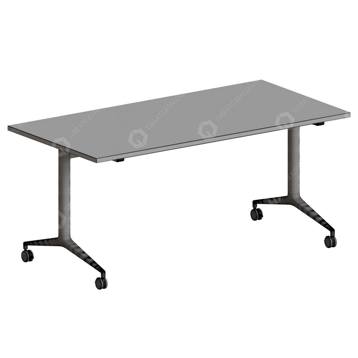 Desk Vitra MedaMorph Folding 3D model - GreatCatalog 34623