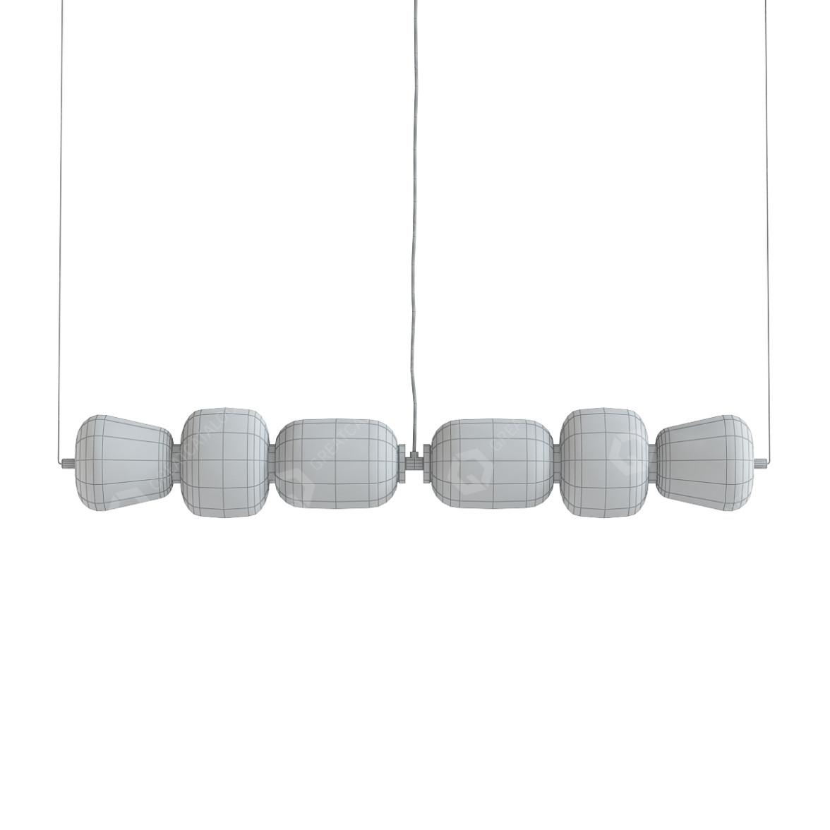 Pendant Lamp AllModern Kace 2 Light Island 3D model #34935 | GreatCatalog