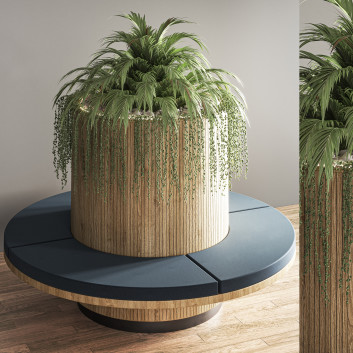 Circular bench 3D models - GreatCatalog