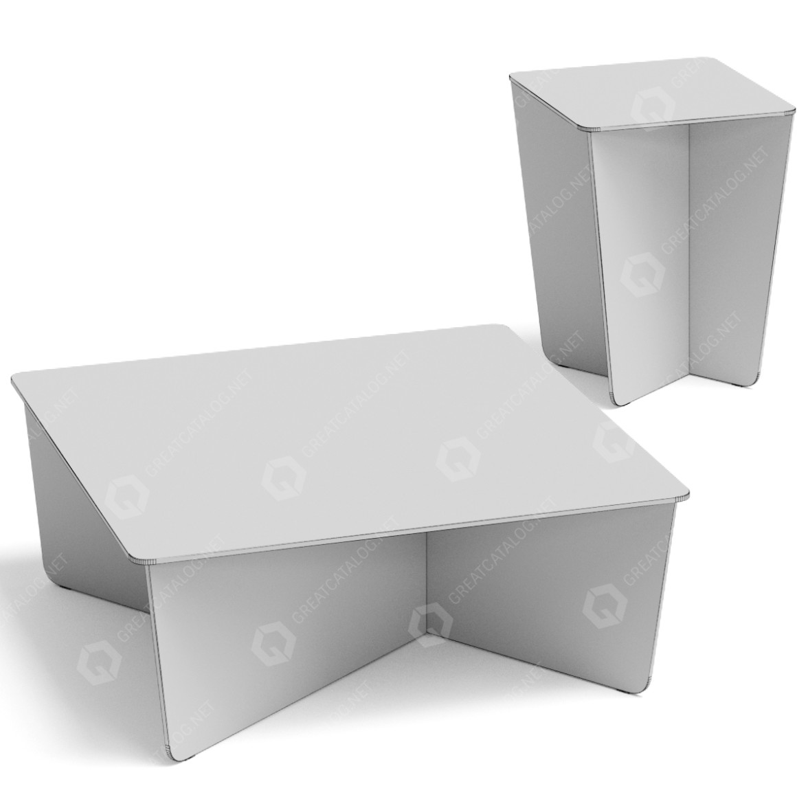 Coffee Tables MADE Oki 3D model - GreatCatalog 35208