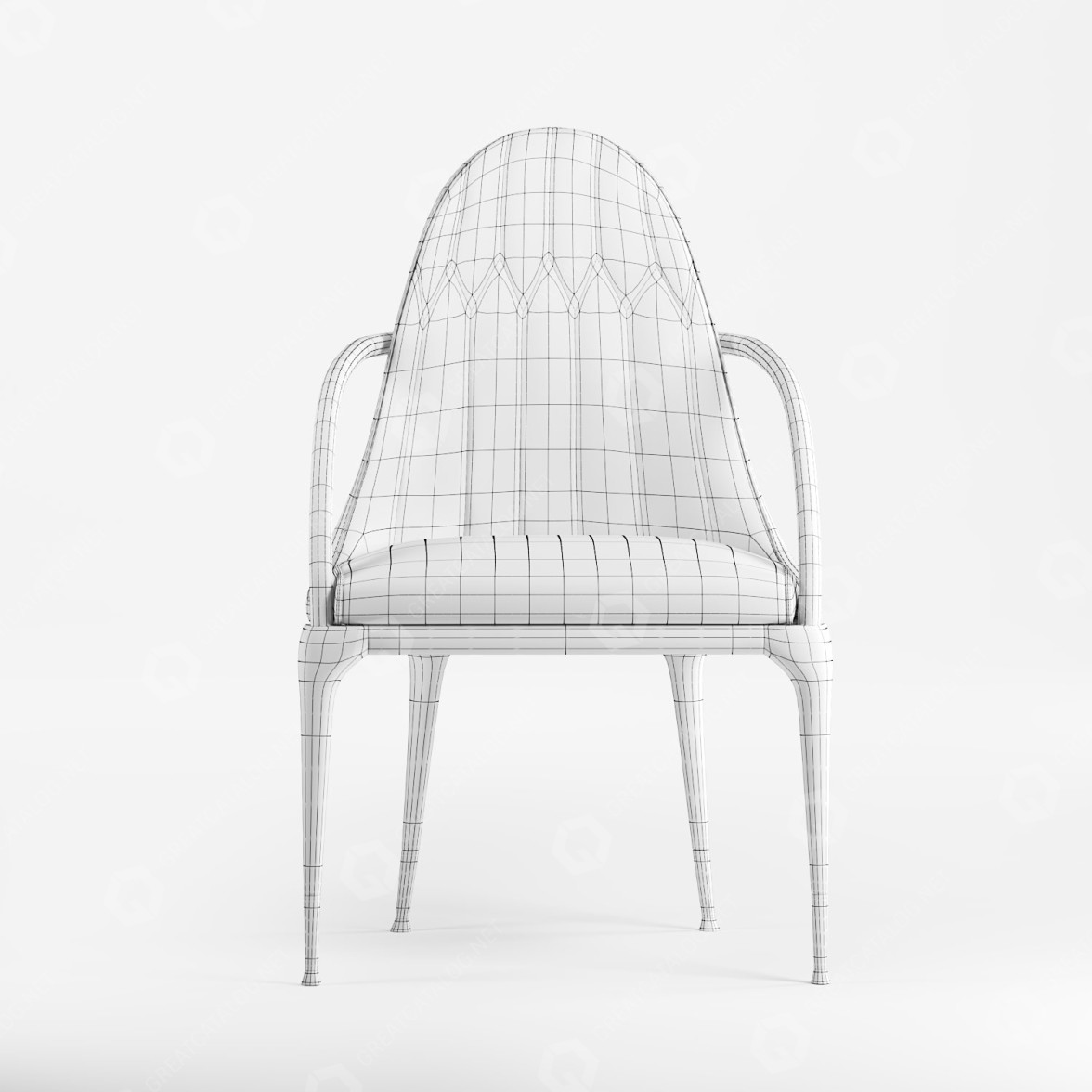 Chair Visionnaire Jera 3D model - GreatCatalog 35235