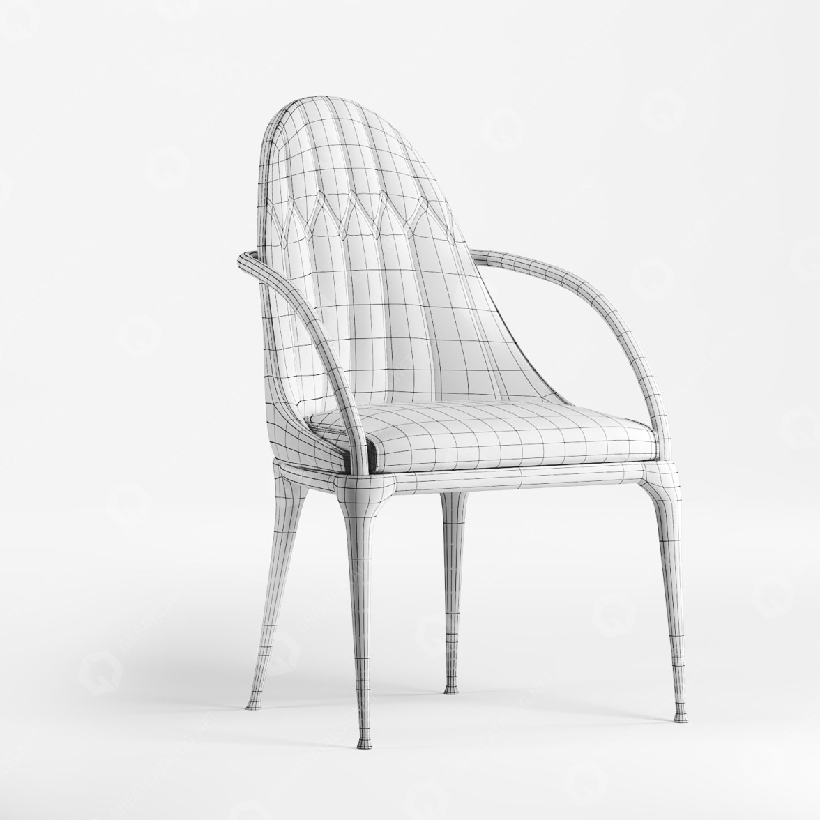 Chair Visionnaire Jera 3D model - GreatCatalog 35235