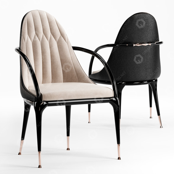 Chair Visionnaire Jera 3D model - GreatCatalog 35235