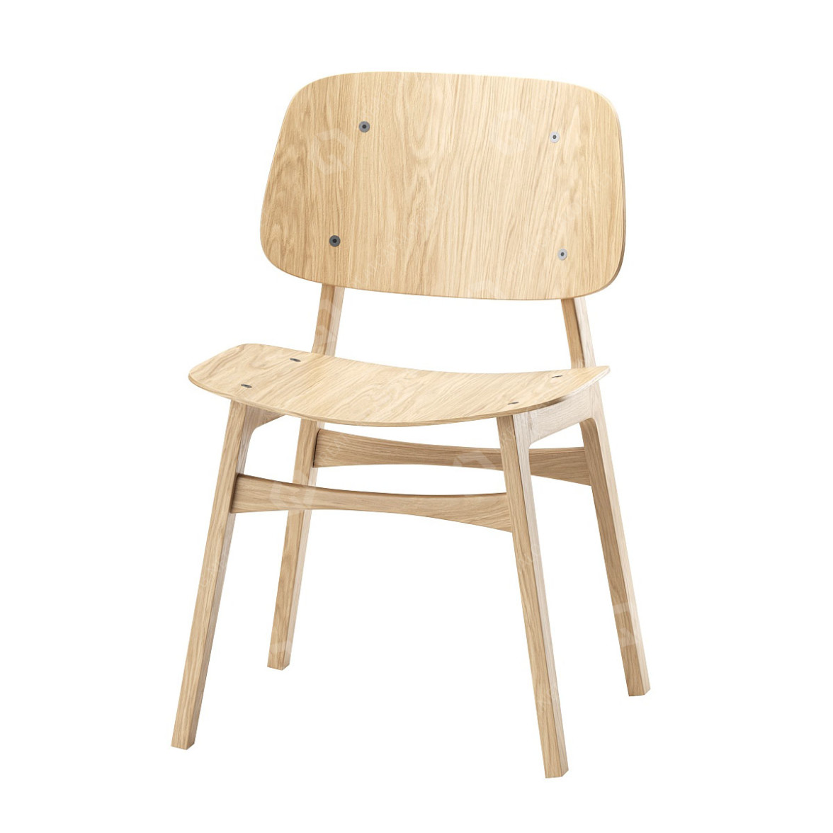 Chair Fredericia Soborg Dining 3D model - GreatCatalog 35306