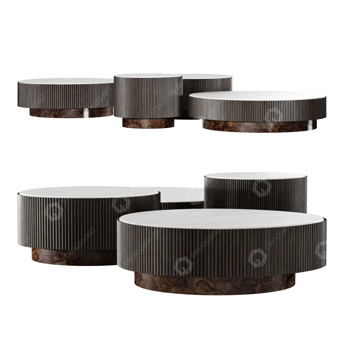 Coffee Tables Gallotti&Radice Nori 3D model - GreatCatalog 35370