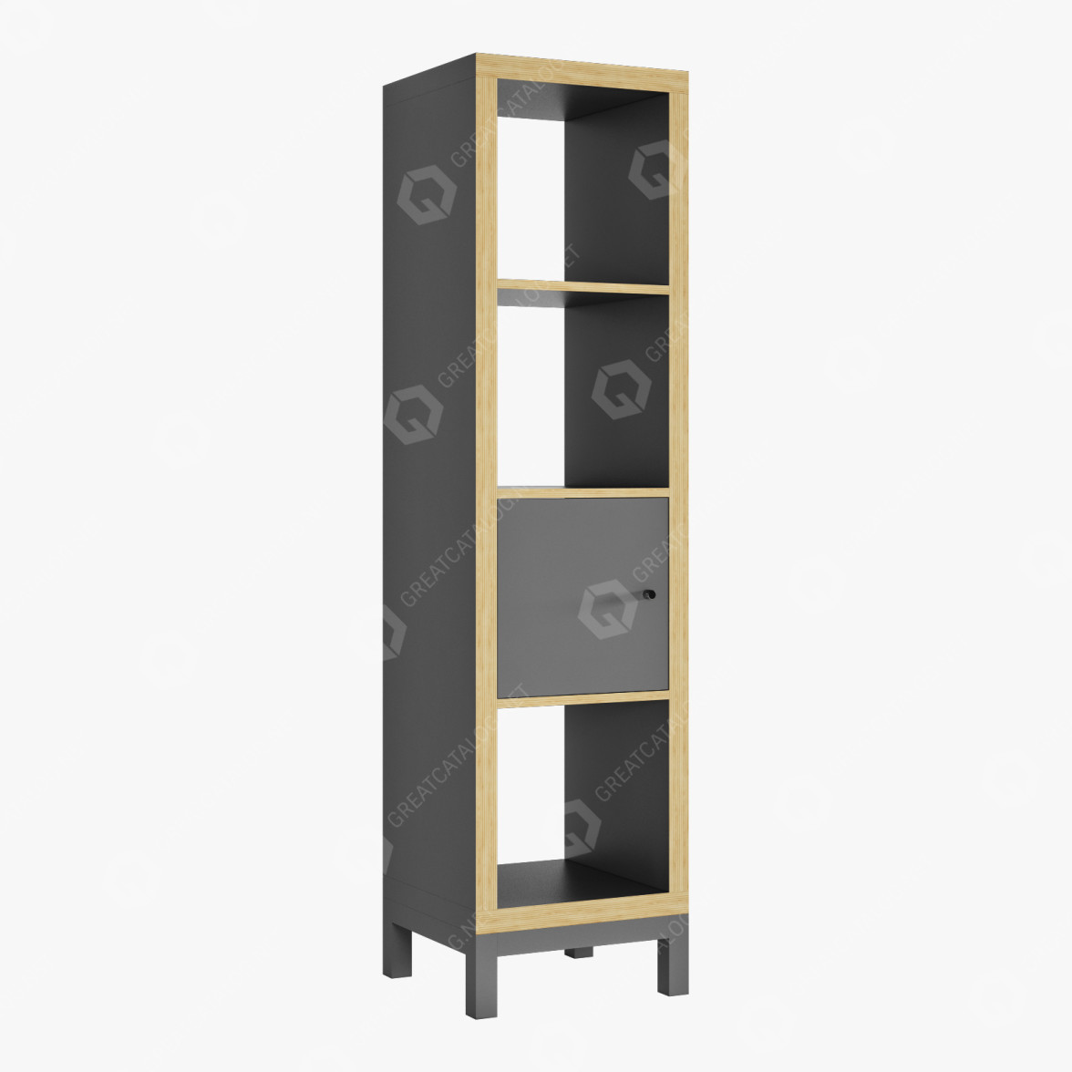 Racks IKEA Kallax Set 3D model - GreatCatalog 35389