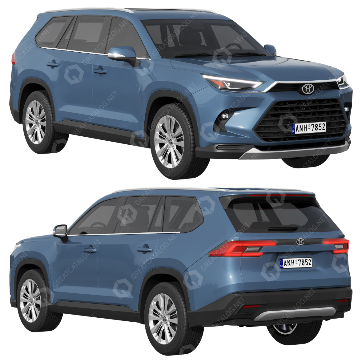 Car Toyota Grand Highlander 3D model - GreatCatalog 35677